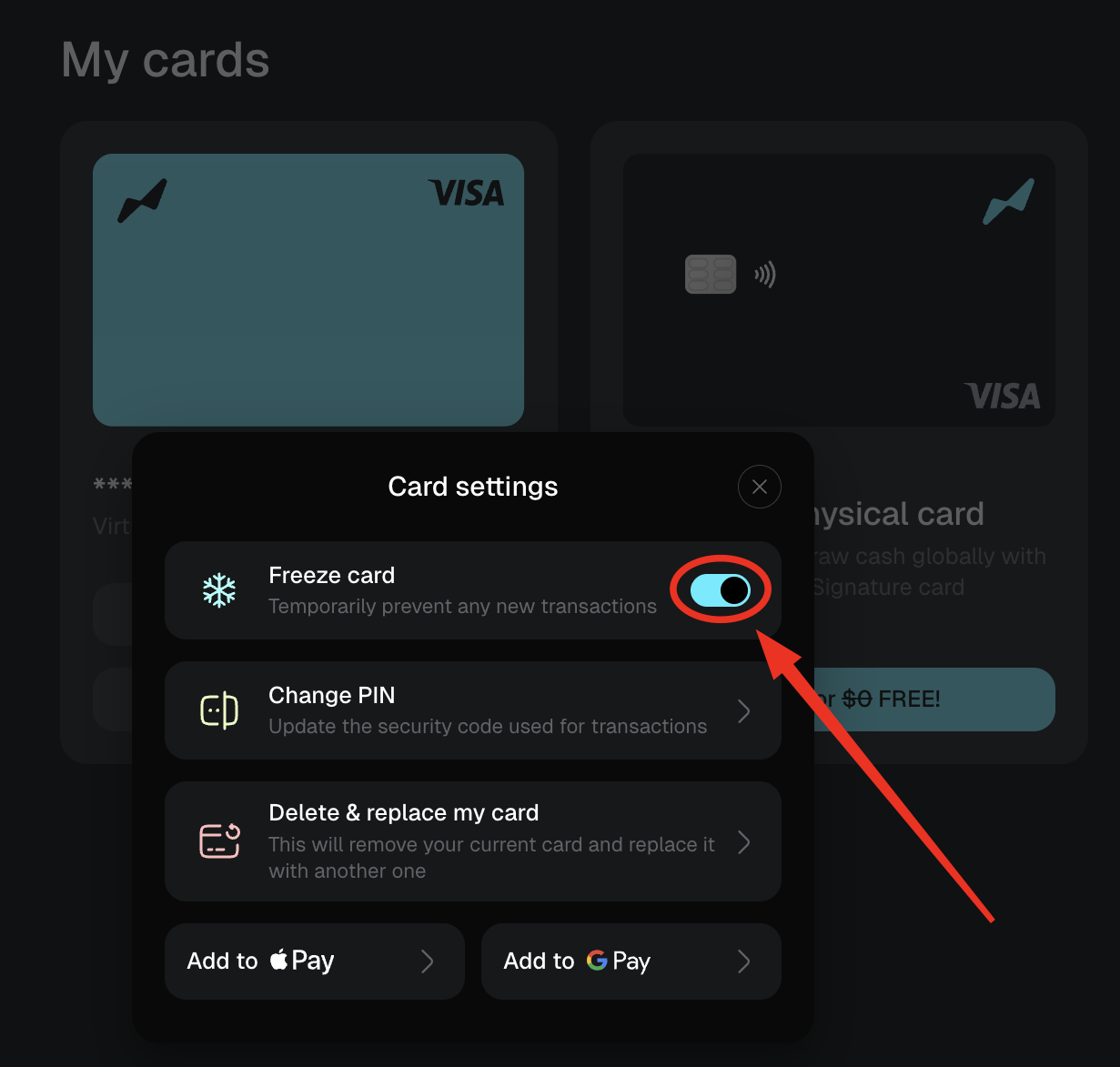 How to Delete & Replace Your Offramp Card – English