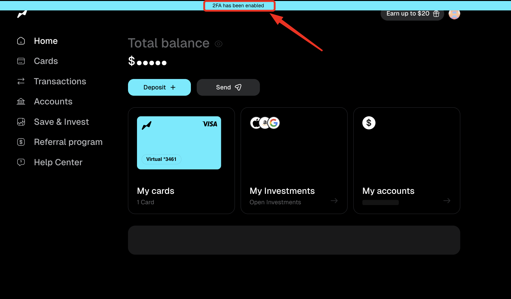 How to enable/disable the 2FA connected to my Offramp Account ...